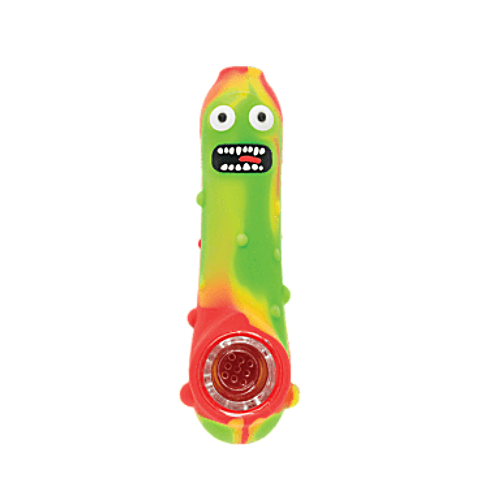 Silicone Pipe - Pickle Rick – Funkyskunk